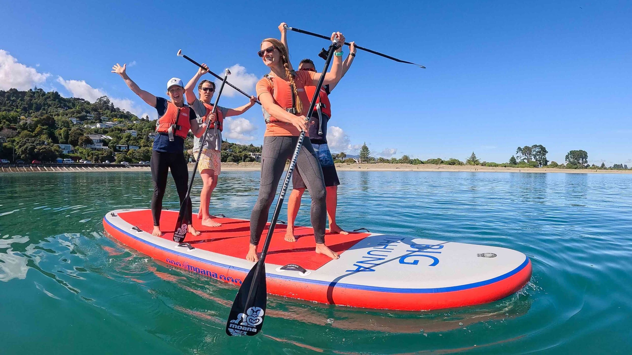 Giant PaddleBoard Hire For Groups | Paddle Nelson